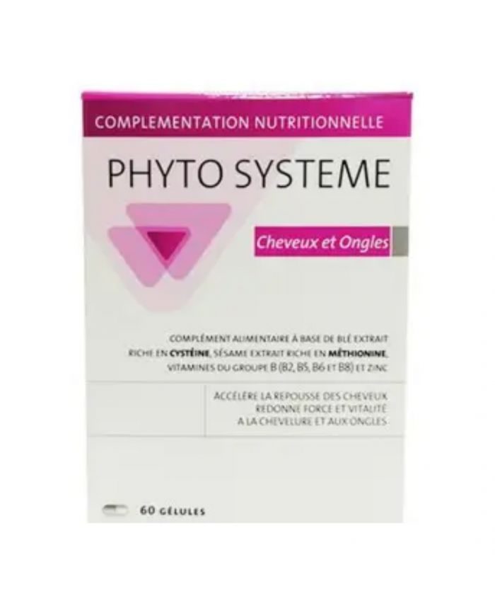 PHYTO SYSTEME 60 gelules - PHYTO SYSTEME - COMPLEMENTS CHEVEUX ET ...