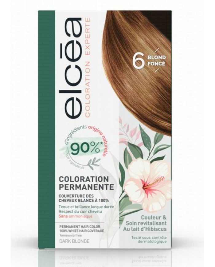ELCEA COLORATION PERMANANTE 6 BLOND FONCE - ELCEA - COLORATION CHE...