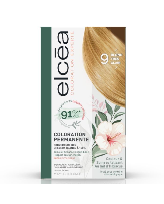 ELCEA COLORATION PERMANENTE 9 BLOND TRES CLAIR - ELCEA - COLORATIO...