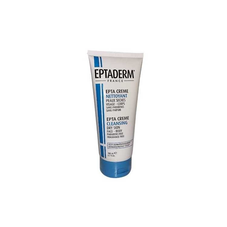 EPTADERM EPTA CREME NETTOYANTE PEAUX SECHES VISAGE CORPS 200 ML