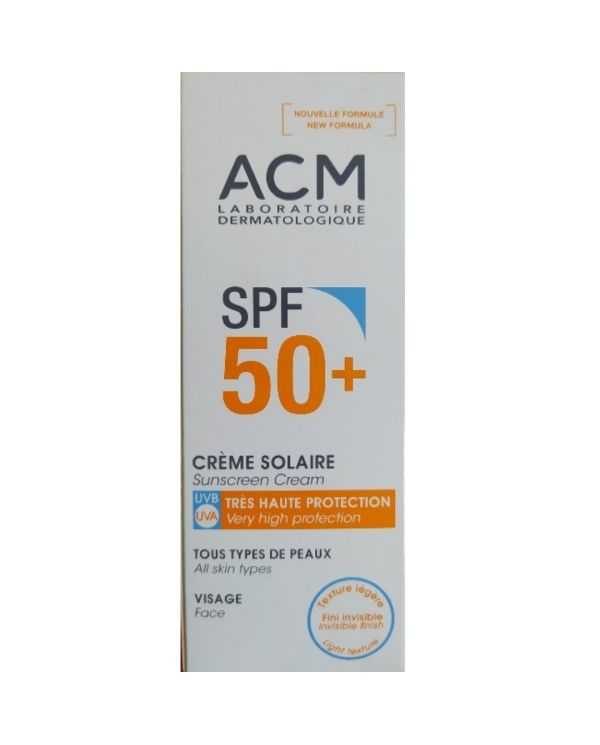 ACM CREME SOLAIRE SPF 50+ TOUS TYPES DE PEAUX 40 ML - ACM - CREMES...