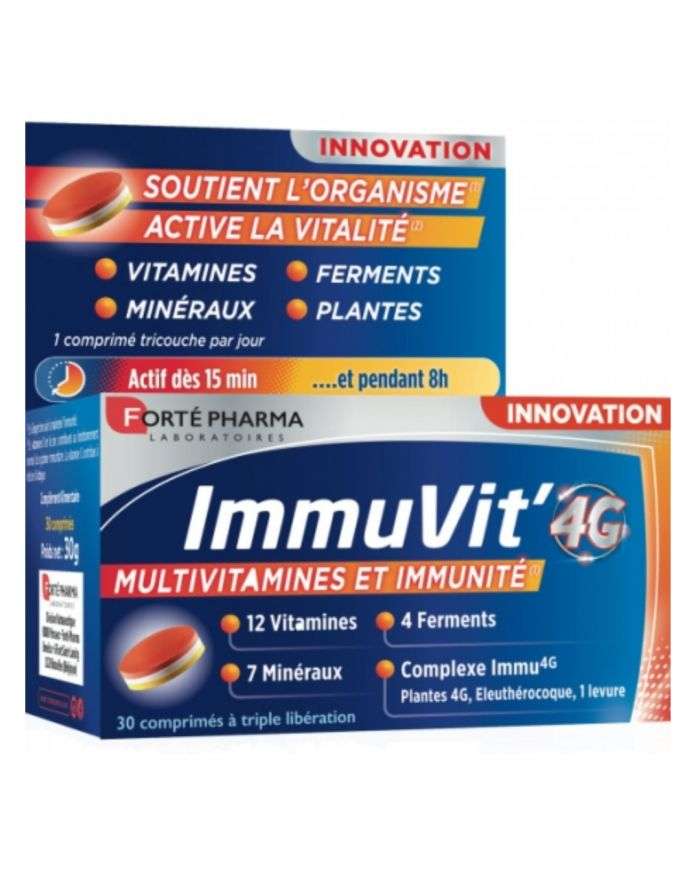 FORTE PHARMA IMMUVIT 4G 30 COMPRIMES - FORTE PHARMA - VITAMINES ET...