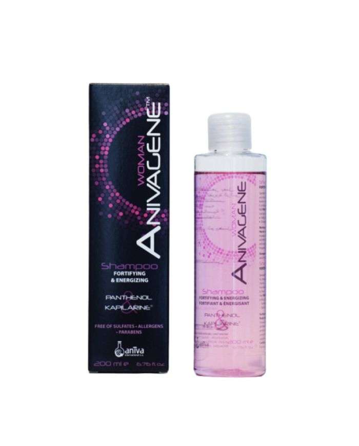 ANIVAGENE SHAMPOING FORTIFIANT ET ENERGISANT FEMME SANS SULFATE 200...