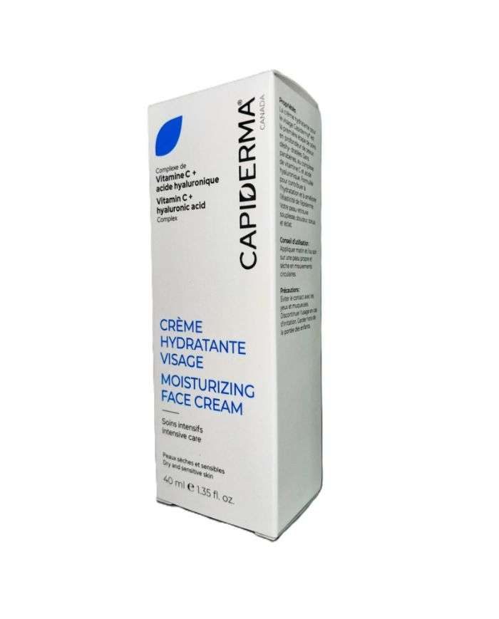 CAPIDERMA CREME HYDRATANTE VISAGE 40 ML - CAPIDERMA - CREMES JOUR