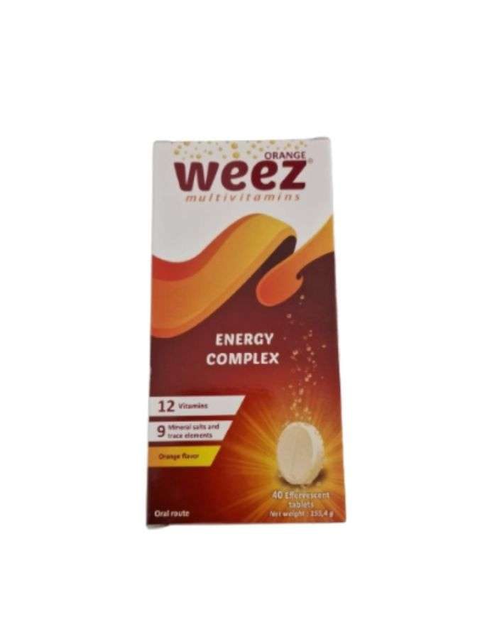 WEEZ MULTIVITAMINES GOUT ORANGE 40 EFFERVESCENT - WEEZ - VITAMINES...
