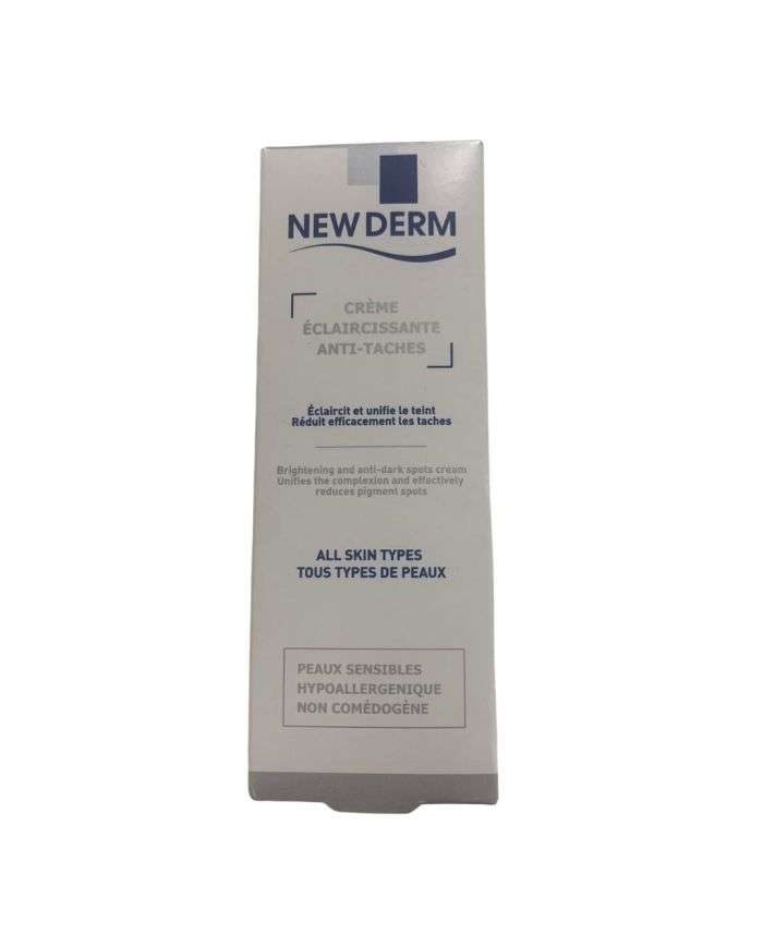 NEW DERM CREME ECLAIRCISSANTE ANTI TACHE 50 ML - NEW DERM - CREMES...