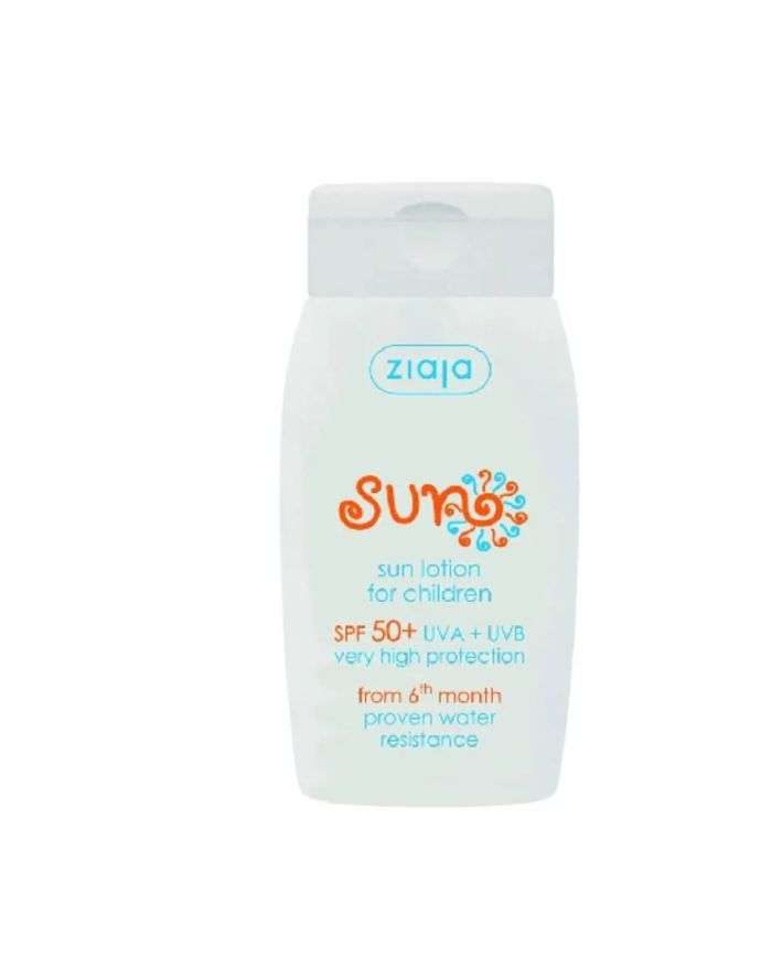 ZIAJA SUN LOTION POUR ENFANTS SPF 50+ A PARTIR DE 6 MOIS 125 ML