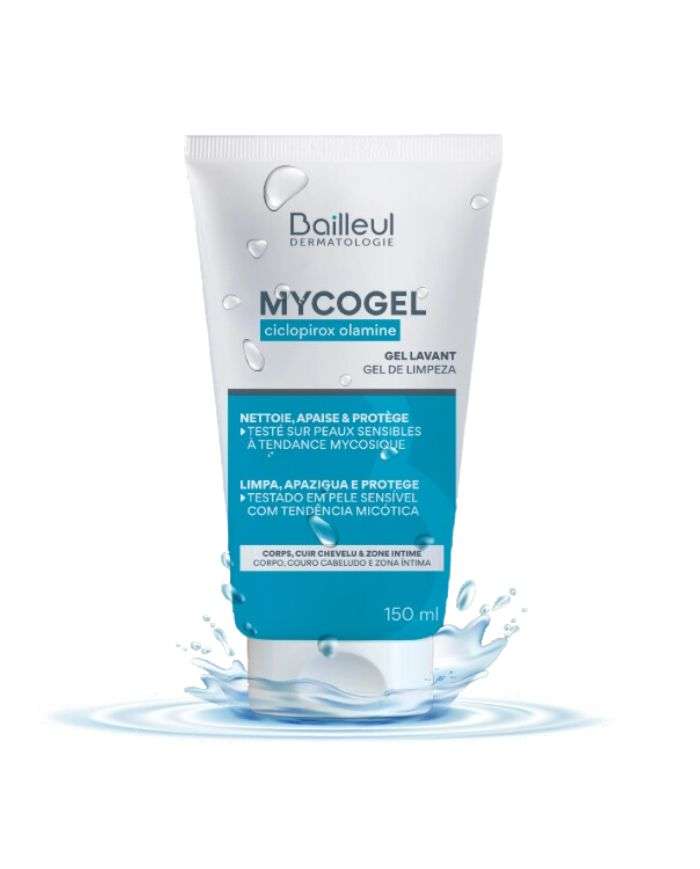BAILLEUL MYCOGEL GEL LAVANT 150 ML - BIORGA - DEMAQUILLANTS ET NET...