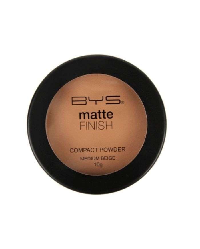 BYS MATTE FINISH COMPACT POWDER - BYS - POUDRES Teinte MEDIUM BEIGE