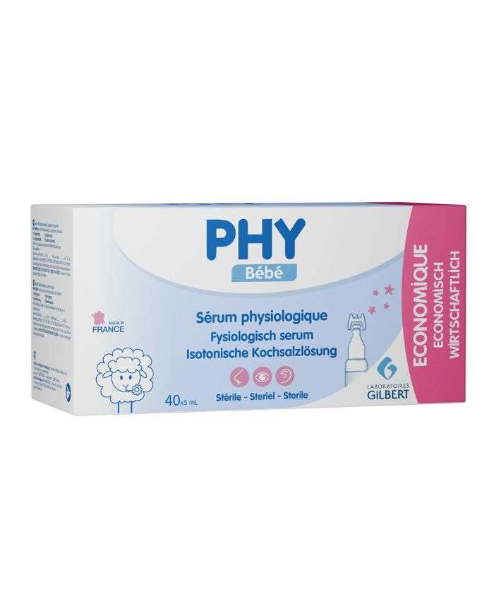 PHY BEBE SERUM PHYSIOLOGIQUE 45*5ML - PHY BEBE - SOIN NEZ BEBE ET ...