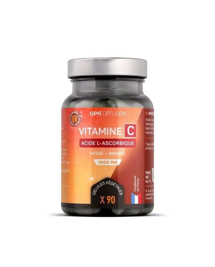 GPH VITAMINE C ACIDE L ASCORBIQUE 1000 MG 90 GELULES - GPH DIFFUSI...
