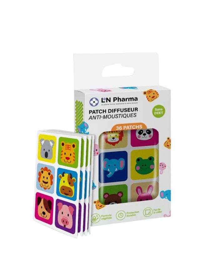 Patchs Anti-Moustiques L2N Pharma 36 Patchs