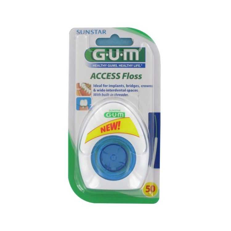 GUM FIL ACCESS FLOSS IMPLANT BRIDGE ET COURONNE REF 3200 - GUM - B...